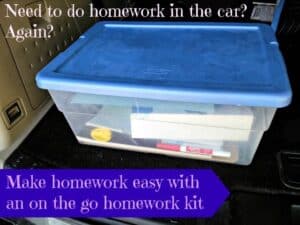 On The Go Homework Kit - Honest And Truly!