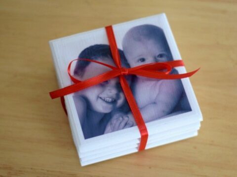 DIY Photo Coasters Tutorial - Honest And Truly!