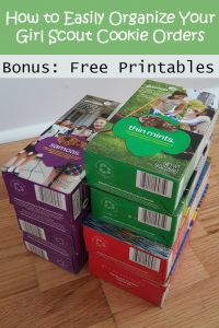 How To Organize Girl Scout Cookies - with Free Printables for 2025