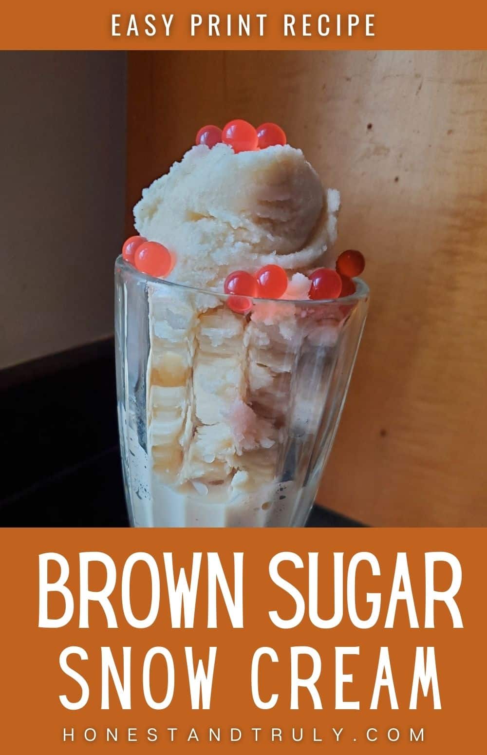 Brown Sugar Snow Cream: A Simple 5 Minute Snow Day Treat!